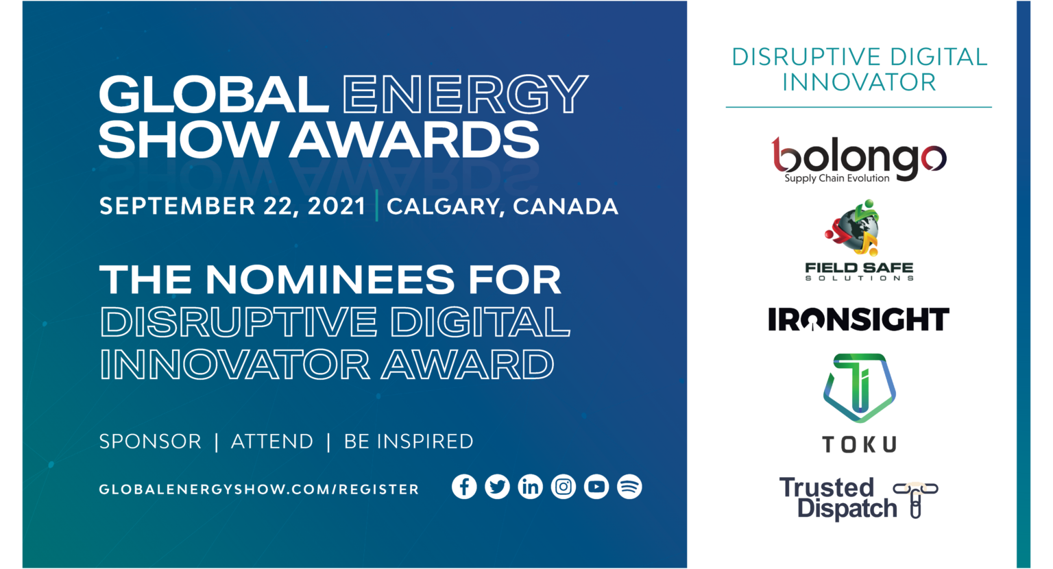 Global Energy Show 2021 – Disruptive Digital Innovator Award Finalist ...